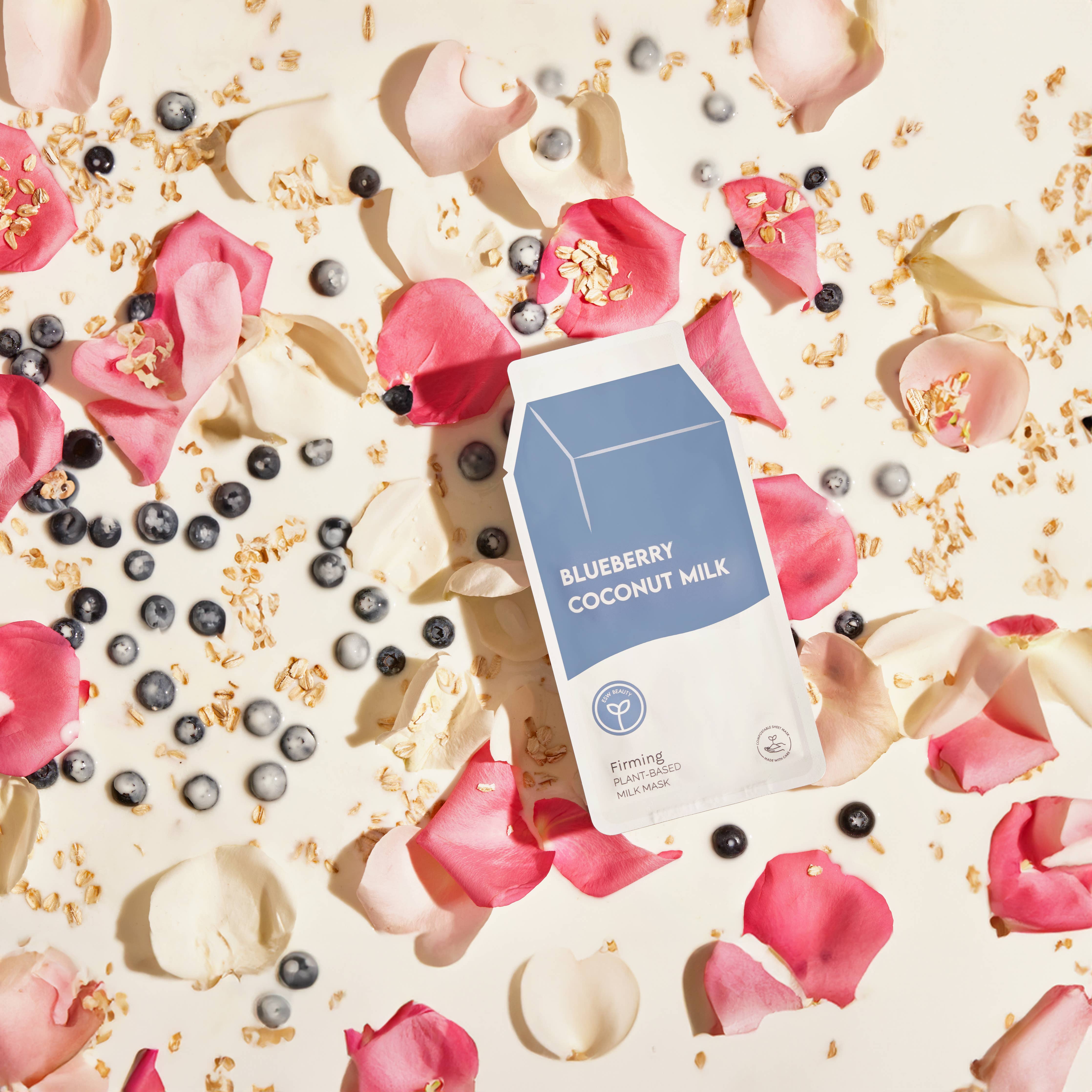 Blueberry Coconut Milk Firming Plant-Based Milk Sheet Mask – Baycreek & Co